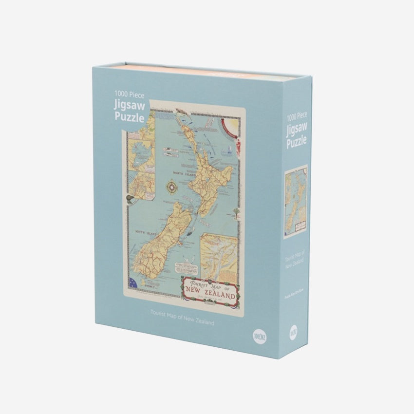 100 Percent NZ Tourist Map of NZ Jigsaw Puzzle | Wonder Room