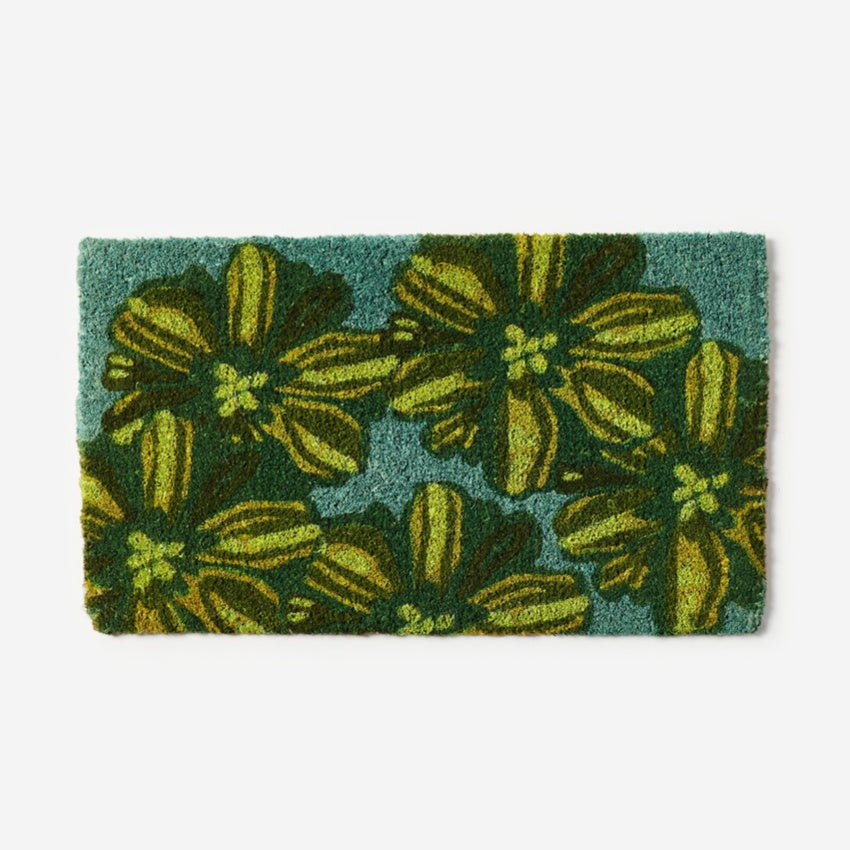 Bonnie and Neil Candy Teal Door Mat | Wonder Room